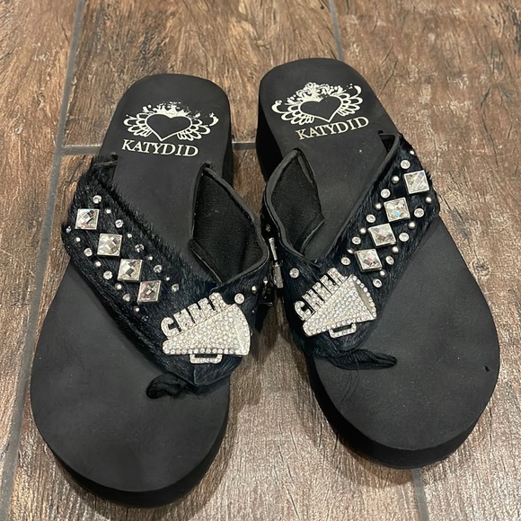 Katydid | Shoes | Katydid Cheer Bling Flip Flops | Poshmark